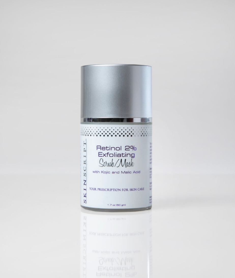 Skin Script Retinol 2% Exfoliating Scrub/ Mask – HaloAesthetics