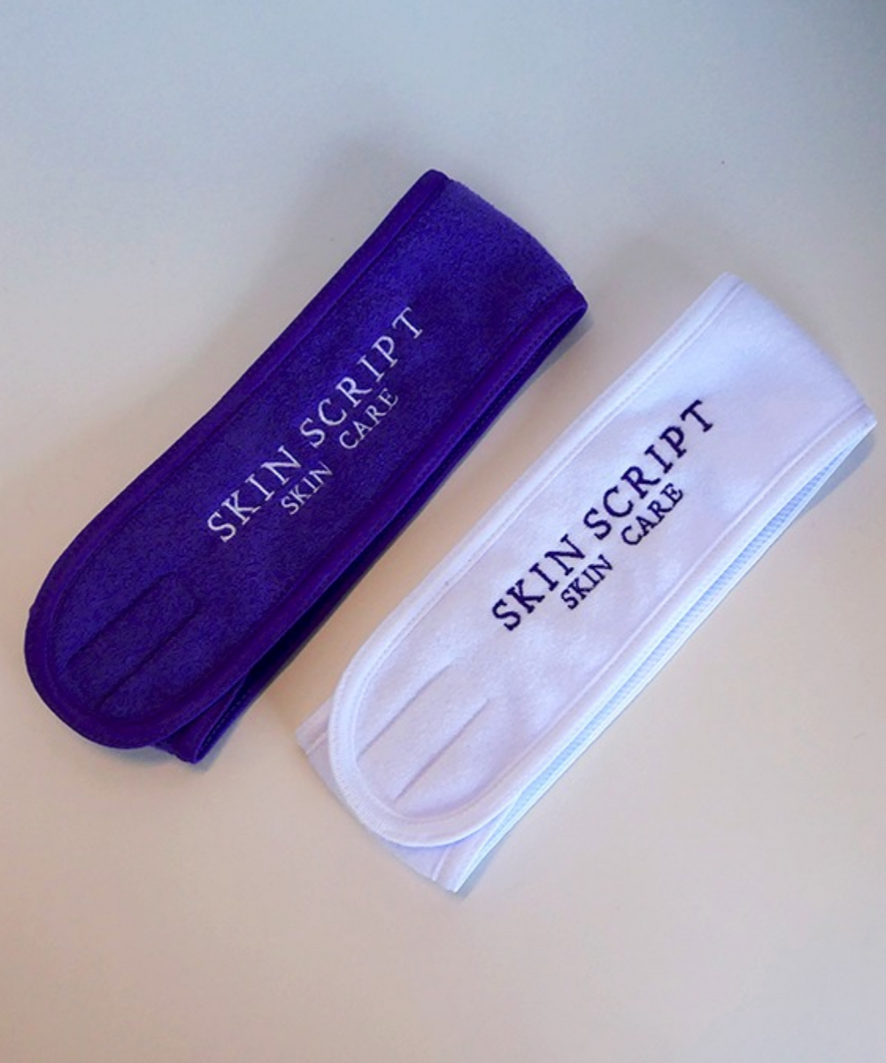 Skin Script Terry Headband – HaloAesthetics